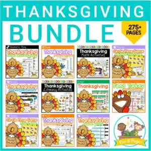 Thanksgiving Visual Discrimination Activity