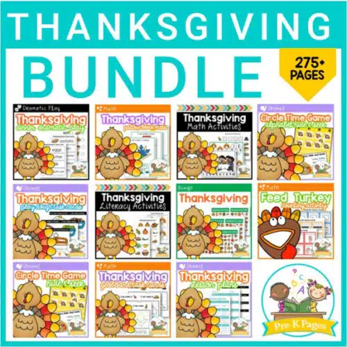 Thanksgiving Visual Discrimination Activity