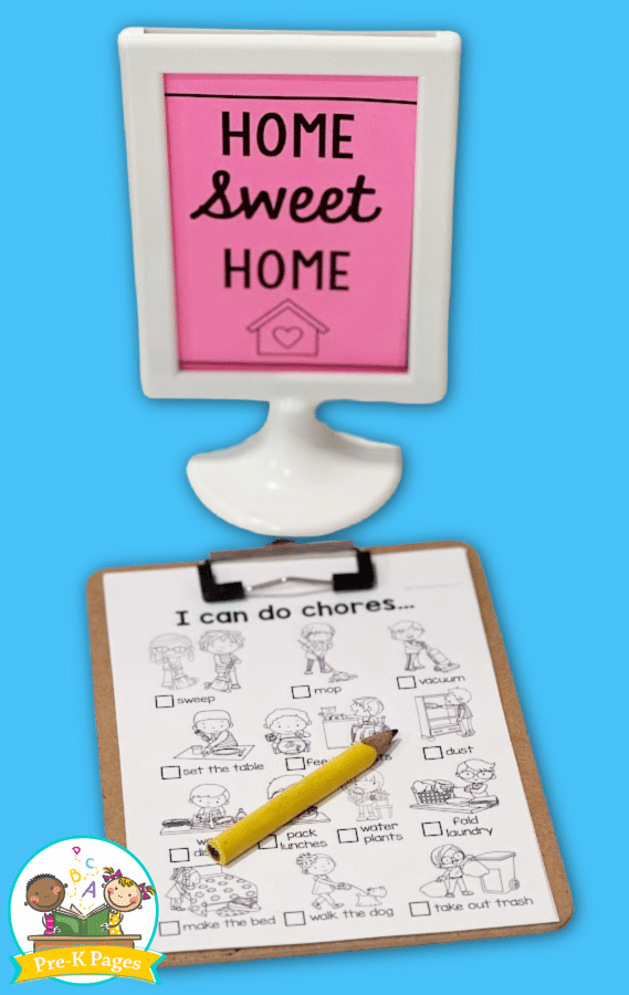 Dramatic Play Home Living Center for Preschool and Pre-K - Pre-K Pages