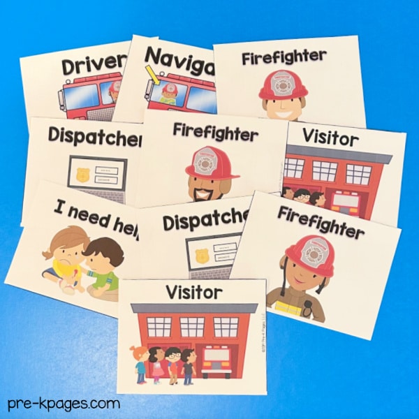 Fire Station Dramatic Play - Pre-K Pages