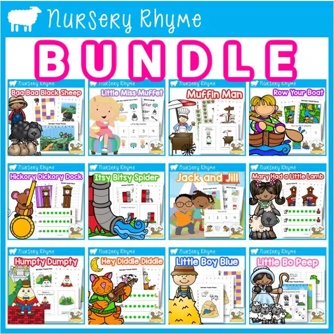 Mega Nursery Rhyme Bundle - Pre-K Pages