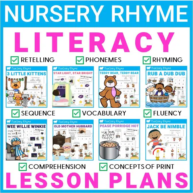 Nursery Rhymes Activities for Preschoolers - Pre-K Pages