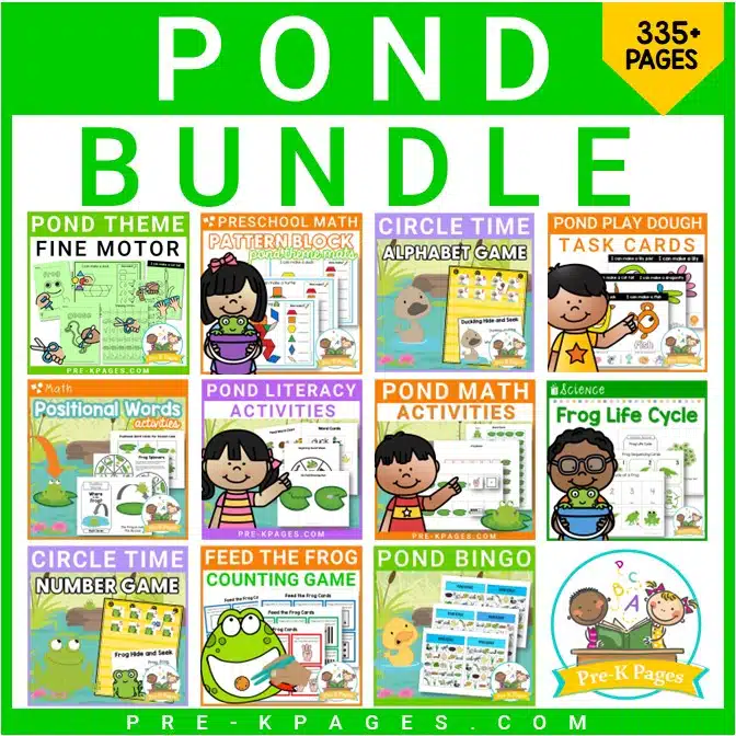 Books for Preschool About Pond Life - Pre-K Pages