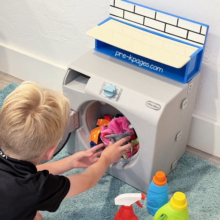 Laundry Dramatic Play - Pre-K Pages