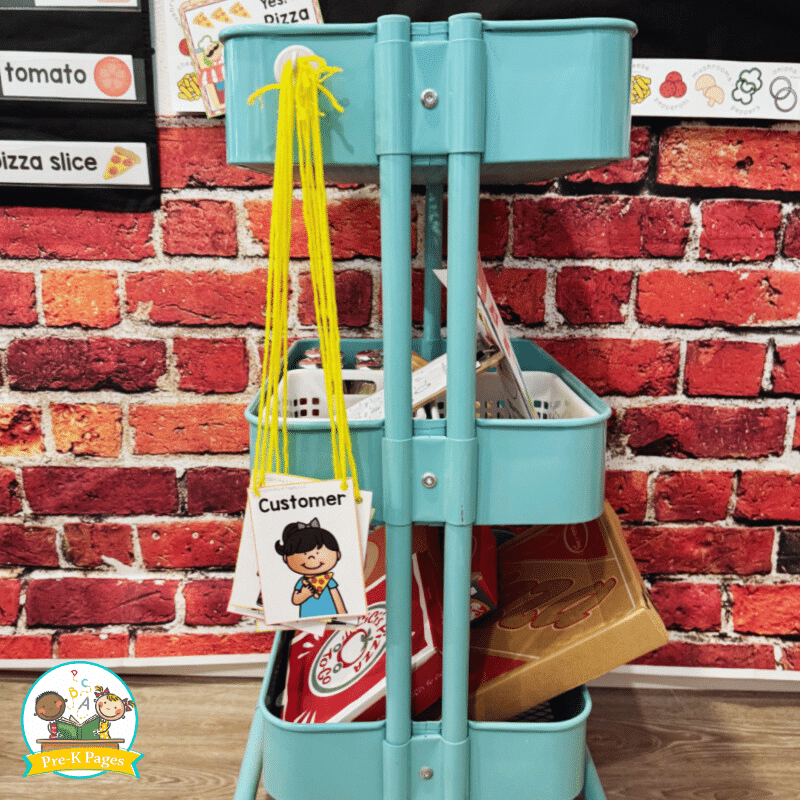 Pizza Restaurant Dramatic Play Center