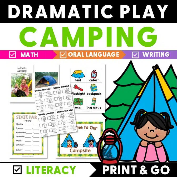 Dramatic Play Camping Theme for Preschool and Pre-K - Pre-K Pages