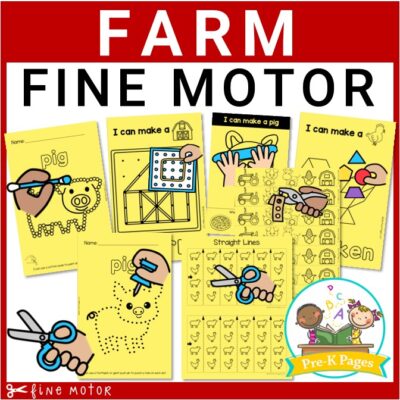 Farm Fine Motor Activities for Preschoolers - Pre-K Pages