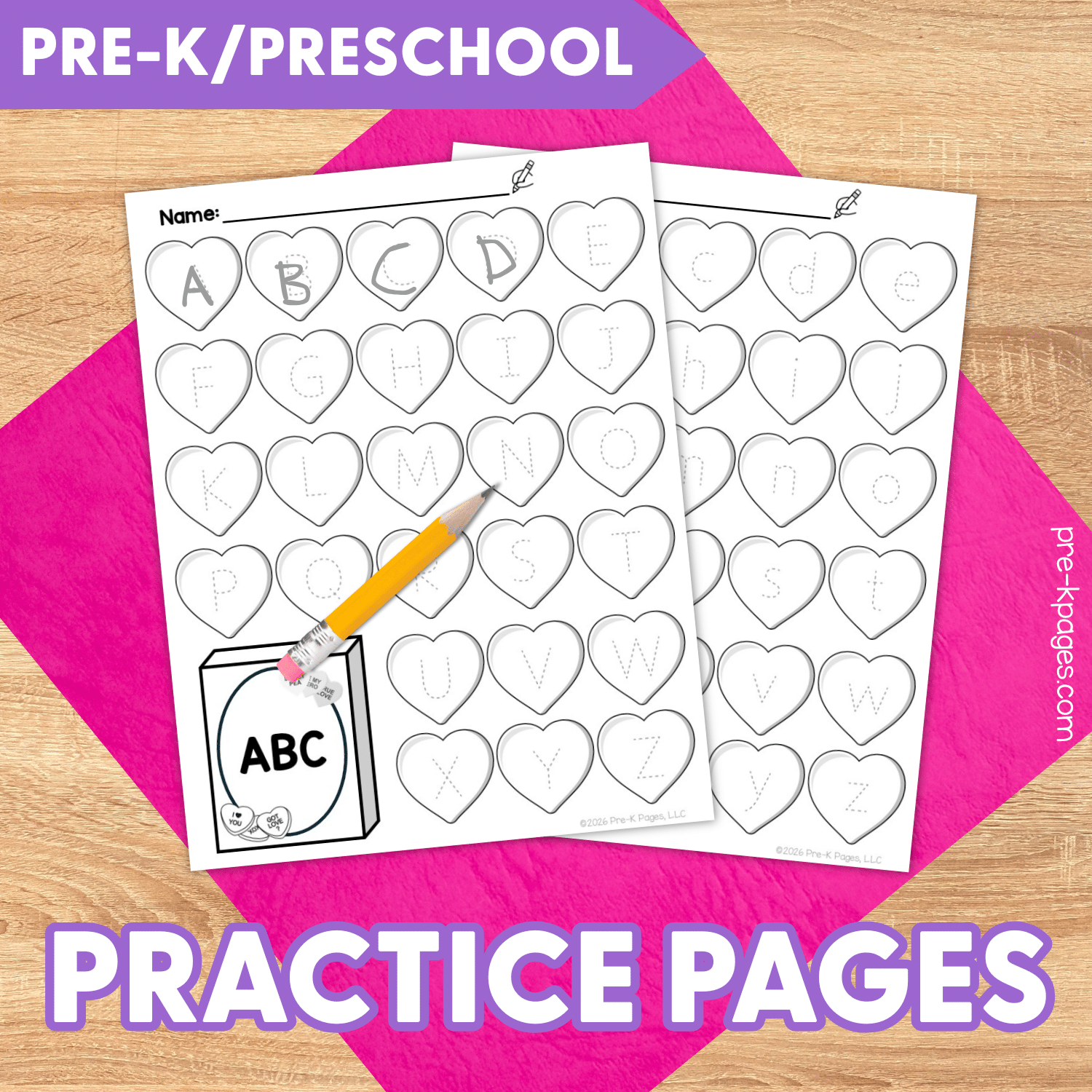 Valentine Fine Motor Writing Mats | Alphabet Centers for Preschool, Pre ...