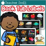 Classroom Library Book Bin Labels - Pre-K Pages