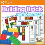 Building Brick Number Mats - Pre-K Pages