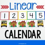 Linear Calendar Kit - Pre-K Pages