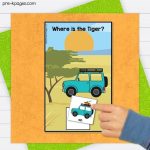 Tiger Prepositions Preschool Positional Words Activities - Pre-K Pages
