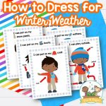How to Dress for Winter Visual Routine - Pre-K Pages