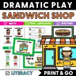 Sandwich Shop Dramatic Play - Pre-K Pages