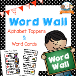 Word Wall Black - Pre-K Pages